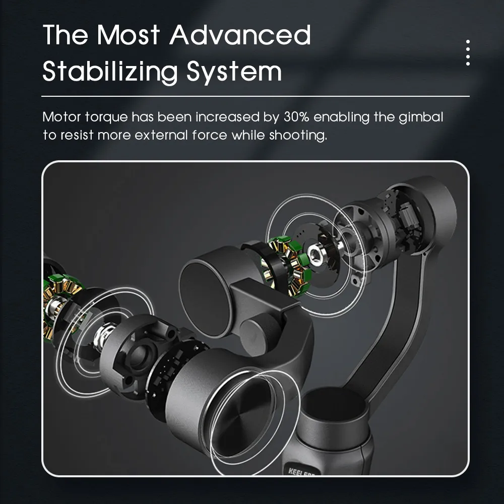 3-Axis Gimbal Stabilizer for iPhone 12 11 Pro X XR XS Xiaomi ...