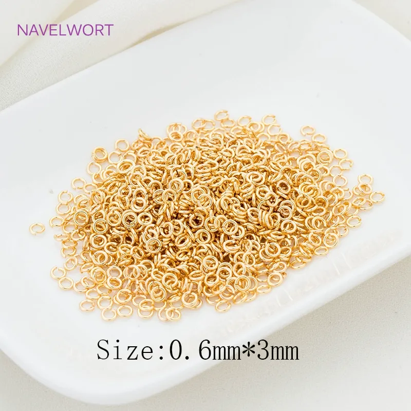 DHgate.com:18K Gold Plated Split Jump Rings 100PCS 3/4/5mm Open Jump ...