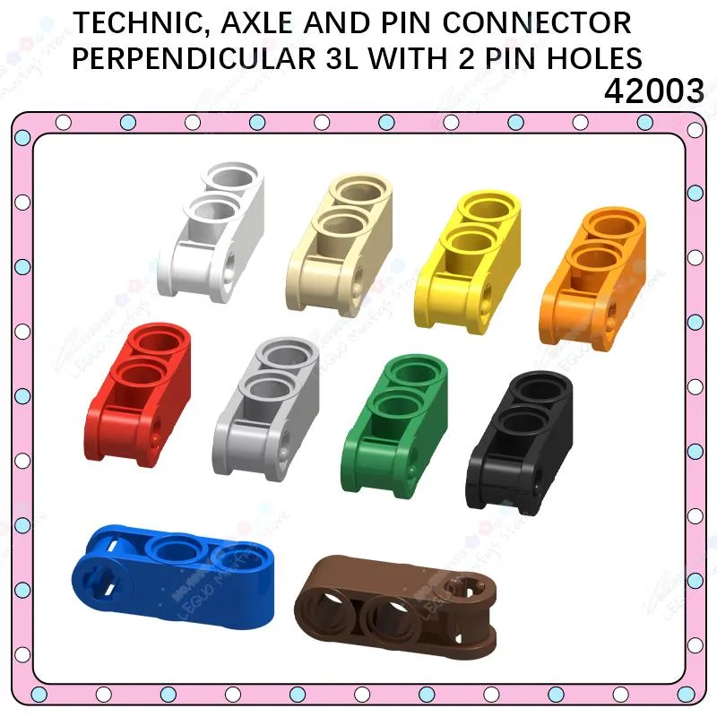 DHgate.com:10-Pack MOC Parts Axle and Pin Connectors, 42003 ...
