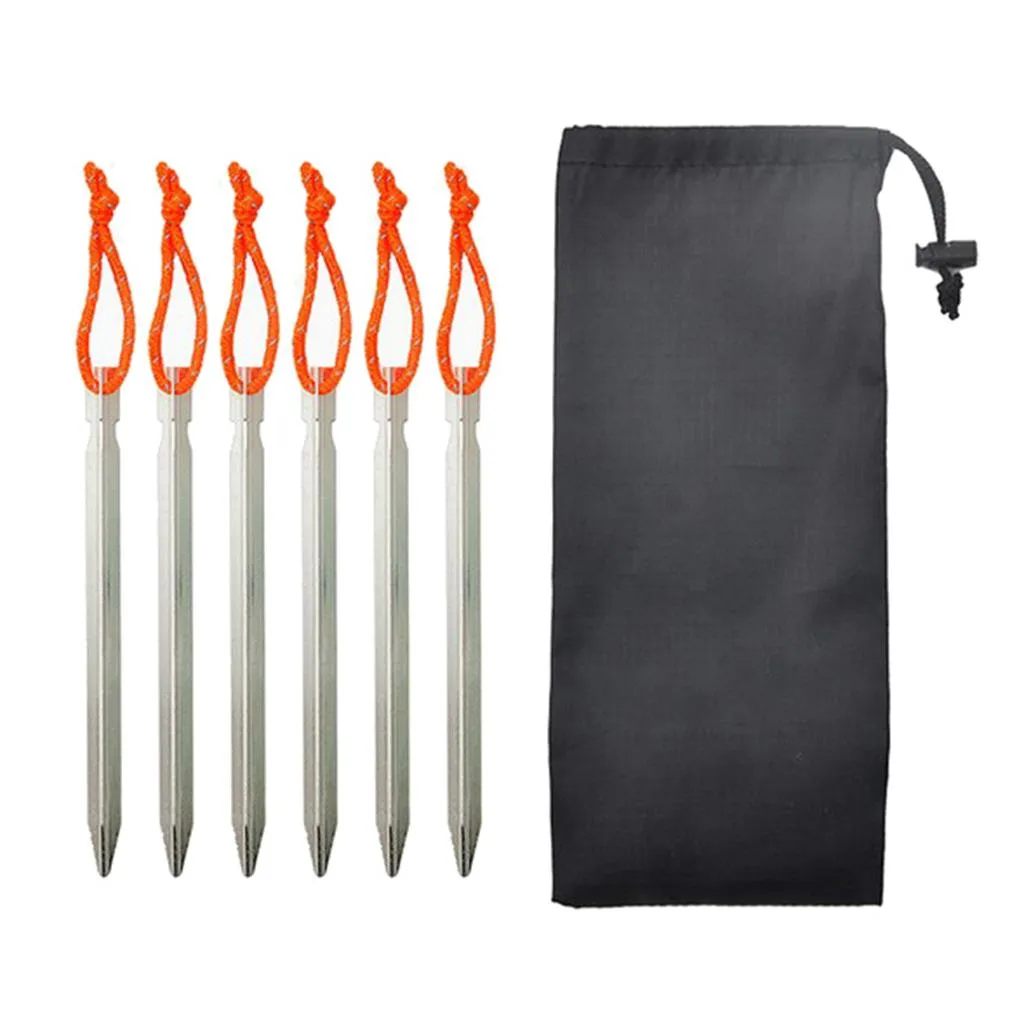 DHgate.com:Ultra-Strong 3-Sided Y-Beam Tent Stakes in Aluminum Alloy ...