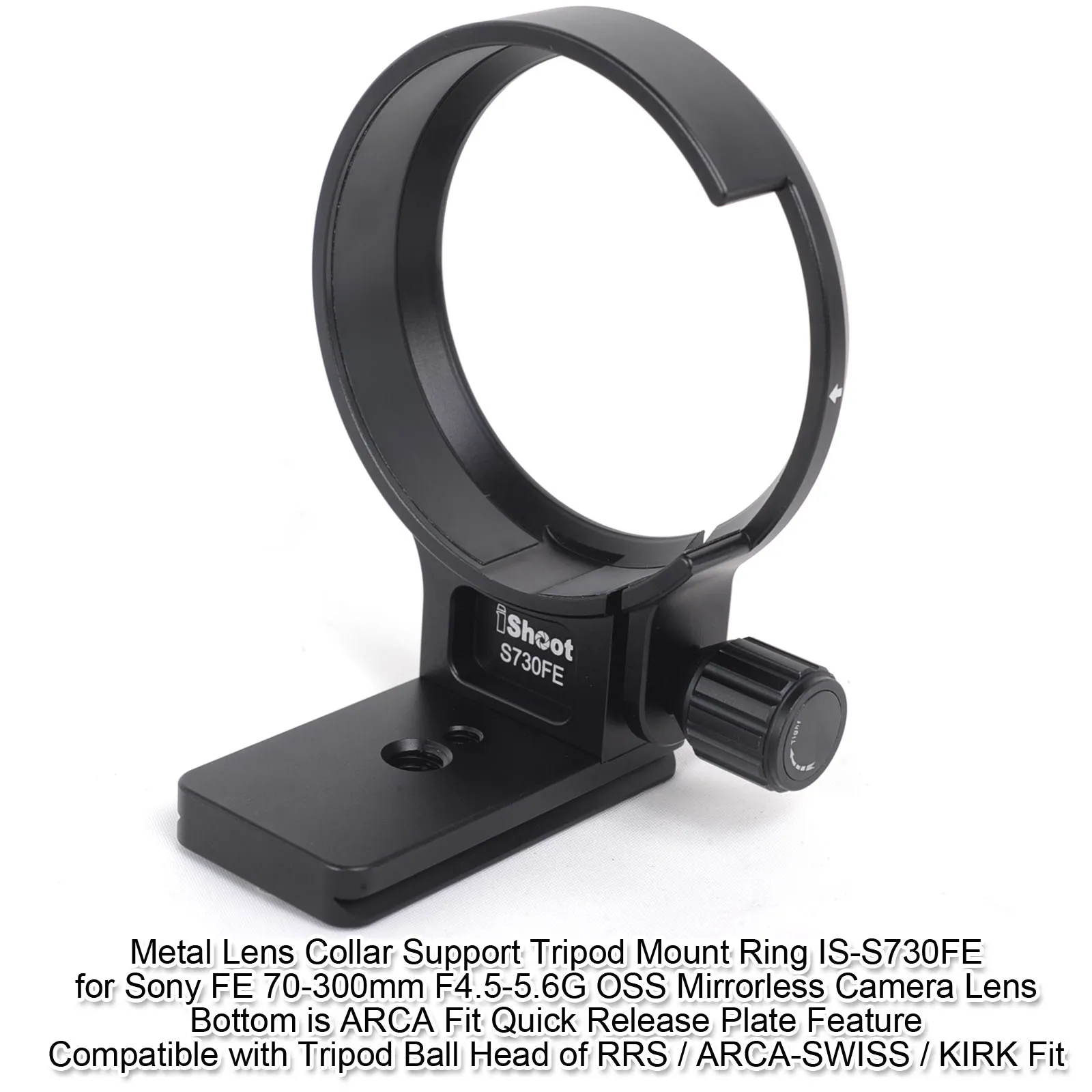 iShoot Lens Collar Tripod Mount Ring for Sony FE 70-300mm F4.5-5.6G OSS ...