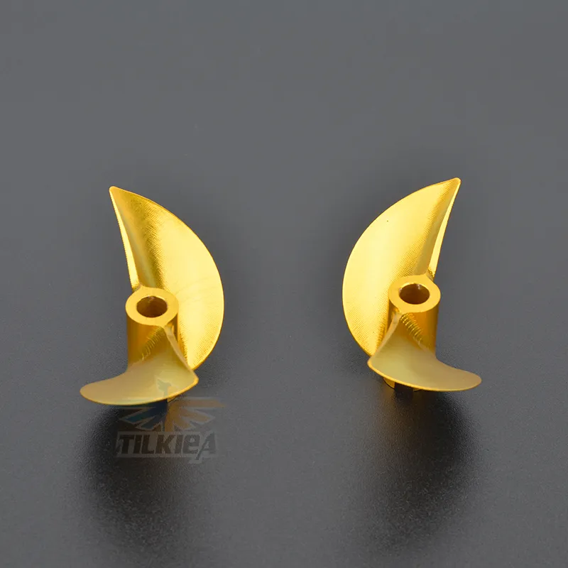 DHgate.com:2-Blades CNC Aluminum Propeller for RC Shrimp/Cat Boat, Golden, 4.76mm(3/16'') Shaft ...