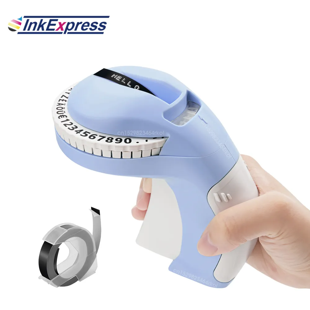 9mm Embossing Label Tape for Dymo, 3D Manual Label Printer B90 ...