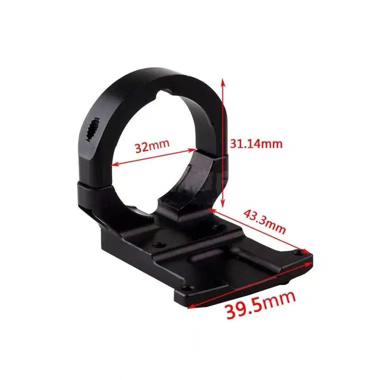 Rugged Miniature RMR Red Dot Reflex Sight Mount for 1x32 and 4x2 ACOG ...
