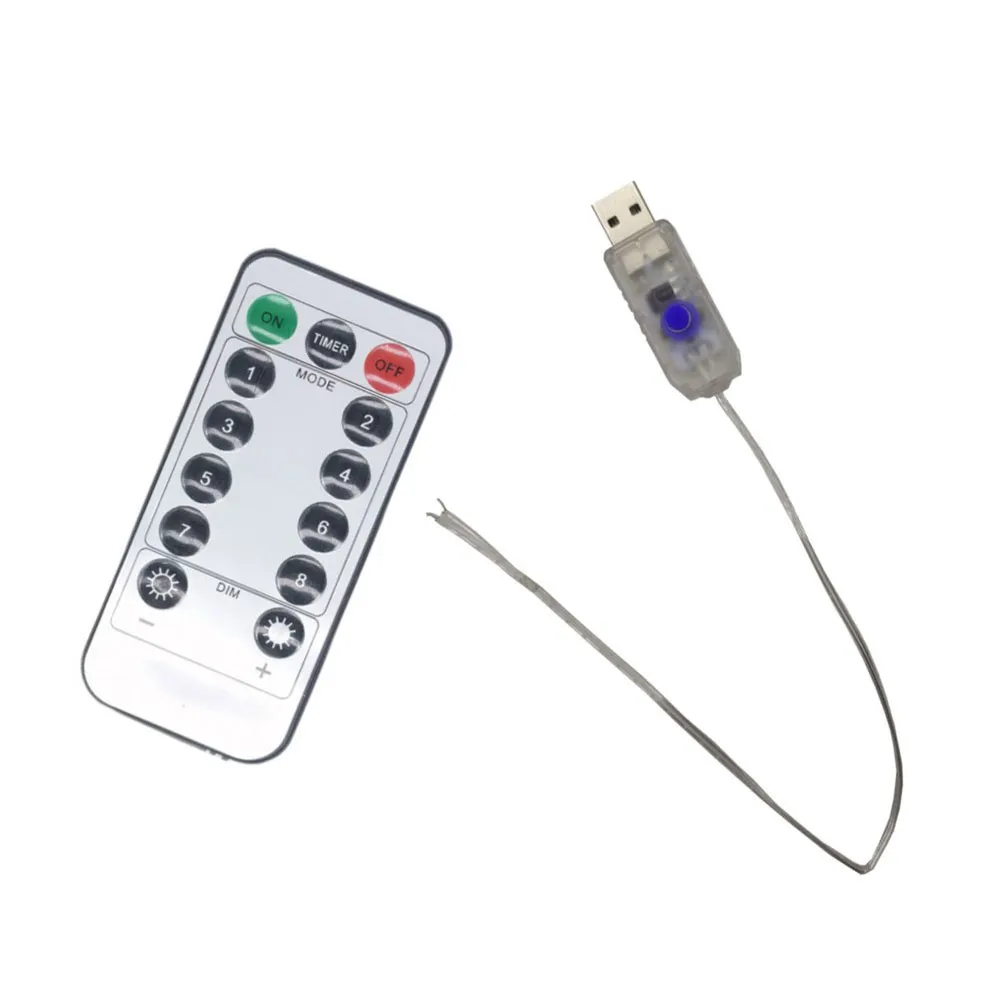 DHgate.com:5V Mini LED Strip Light Controller - 8 Modes, Remote Control ...