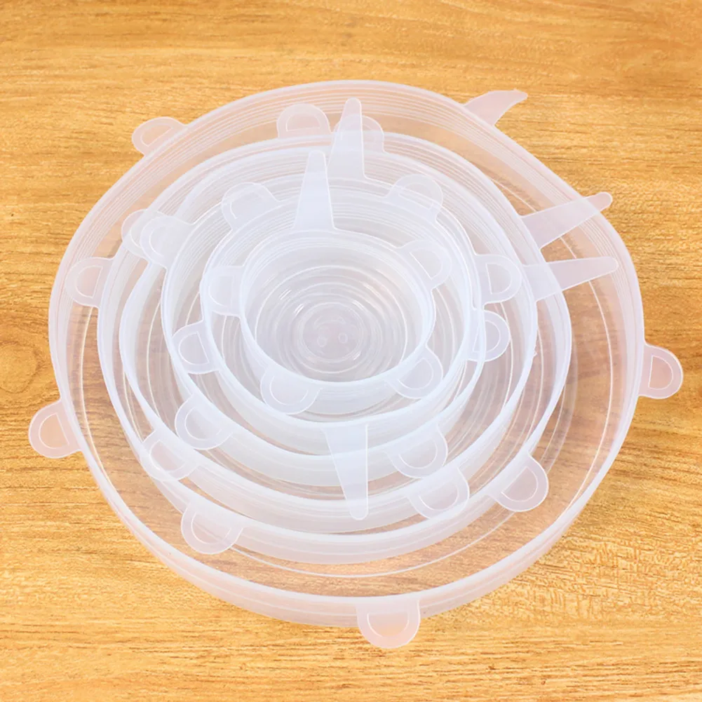 DHgate.com:Reusable Silicone Stretch Lids | 6 Sizes for Bowl, Pot, Dish ...