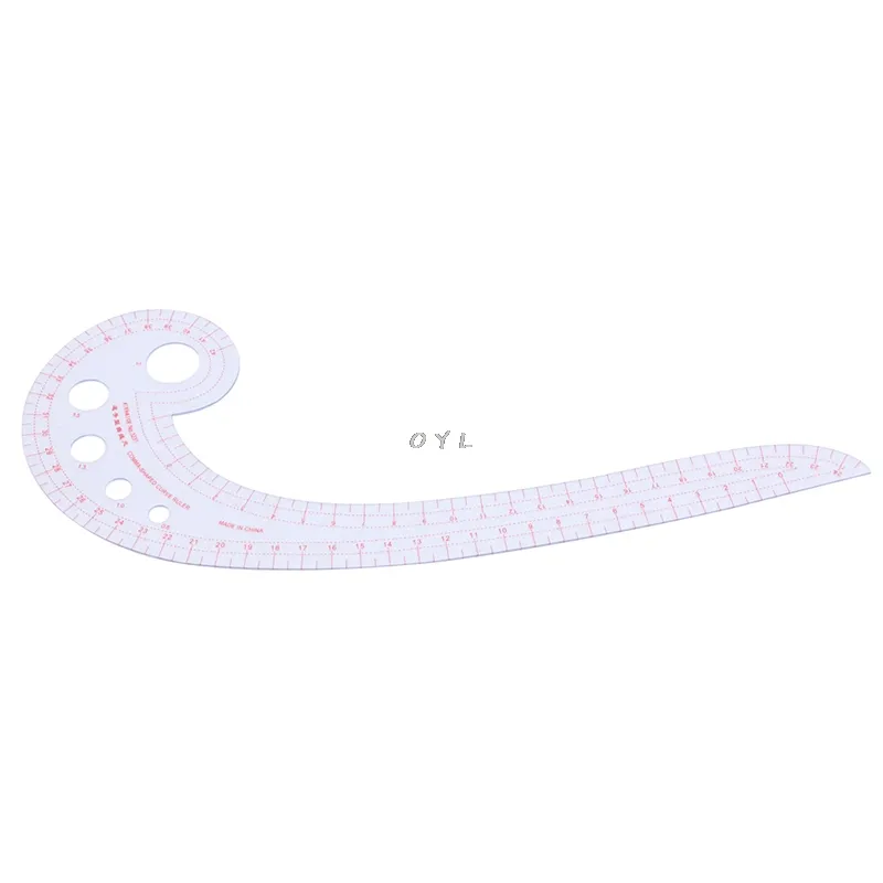 DHgate.com:2024 Comma-Shaped French Curve Sewing Ruler - Transparent ...