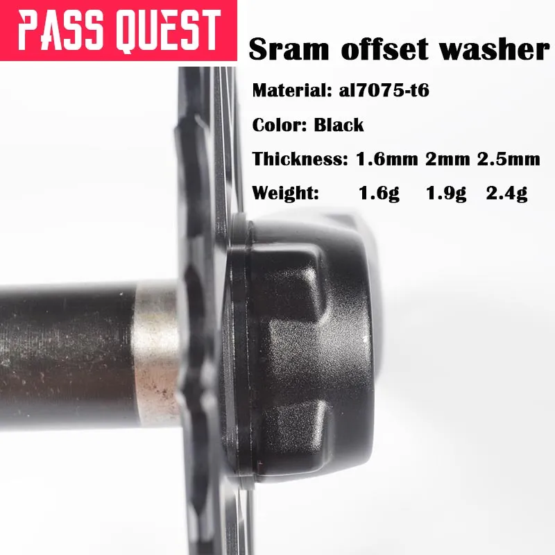 DHgate.com:Pass Quest Gxp Offset Crank Washer, Aluminum Alloy Spacer ...