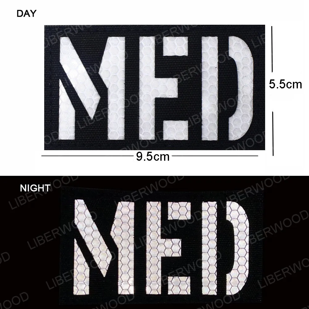 Reflective Tactical Appliques For Iron Industries Vest And Uniforms ...