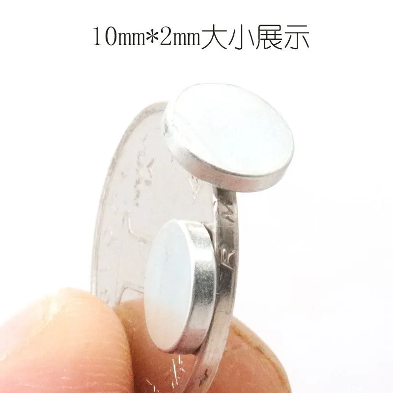 50 Pack 10mm Round Neodymium Magnets: 2 Round Magnets, Strong N35 ...