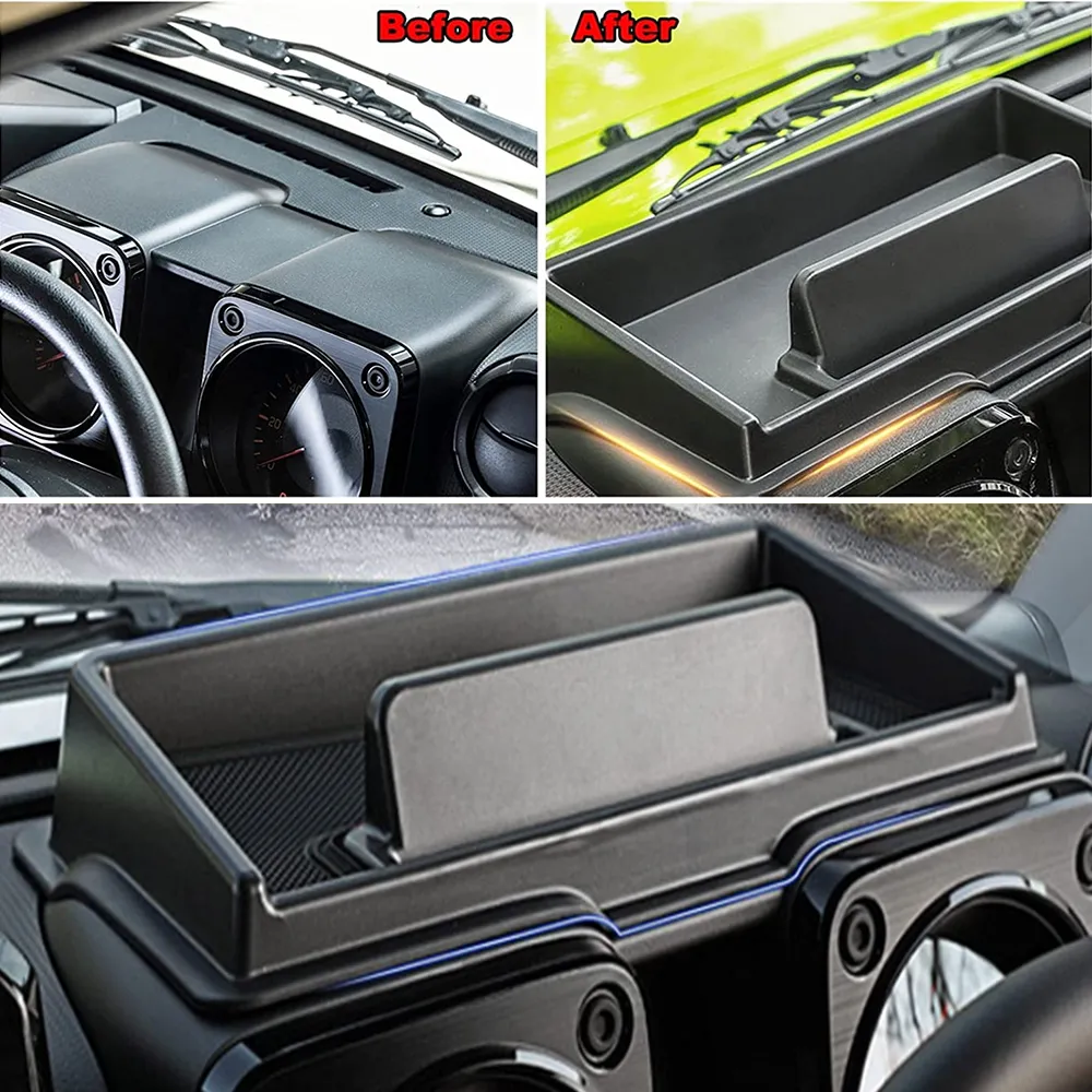 Dashboard Storage Box For Suzuki Jimny JB64 JB74 2019 2020 2021 2022 Tray Phone Holder Center ...