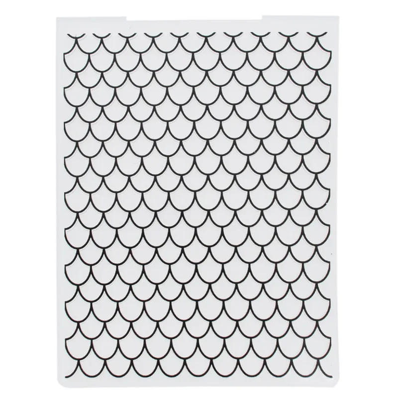 Fish Scale Embossing Folders: DIY Scrapbooking, Card Making Template ...