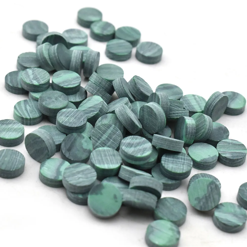 Malachite Green Guitar Fret Marker Decals, 6mm Inlay Dots Stickers for ...