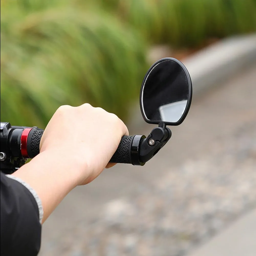 Bike Rear View Mirror - Adjustable Handlebar Mirror for Mountain & Road ...