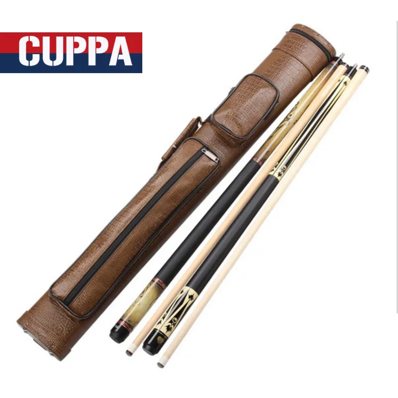 DHgate.com:85cm PU Leather Billiard Cue Case, 4-Hole Pool Cue Bag for 2 ...