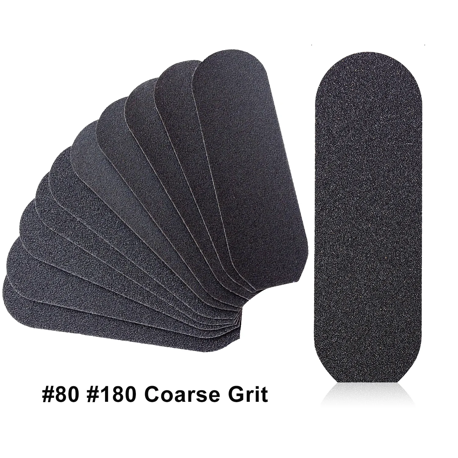 Foot Rasp Set with 80/180 Grit Sandpaper for Pedicure Dead Skin Removal ...