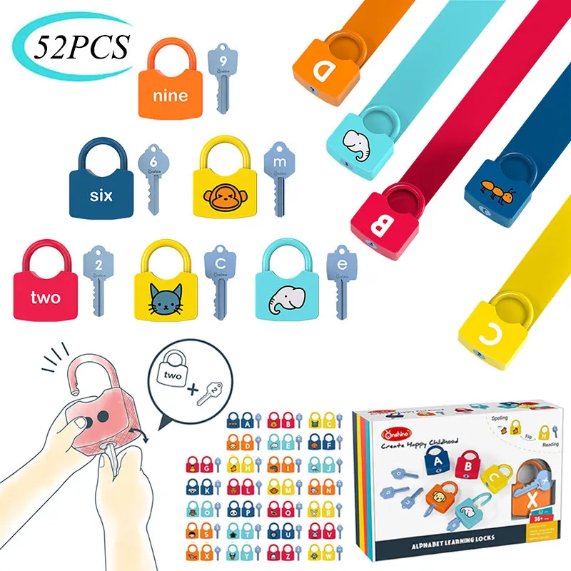 DHgate.com:Preschool Learning Locks: Educational Wooden Toys for ...