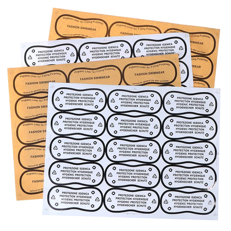 DHgate.com:30-Pack Clear Adhesive Clothing Labels for Underwear and ...