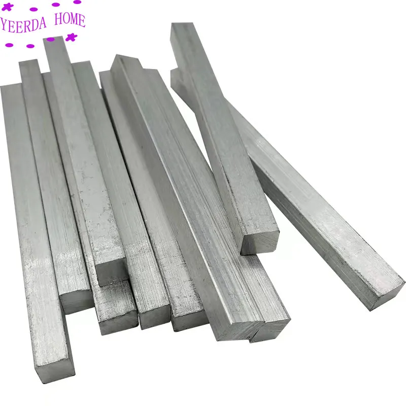 6061 T6 Solid Block Stock Plate Machined with Aluminum Square Flat Bar Plate for CNC Block metal ...