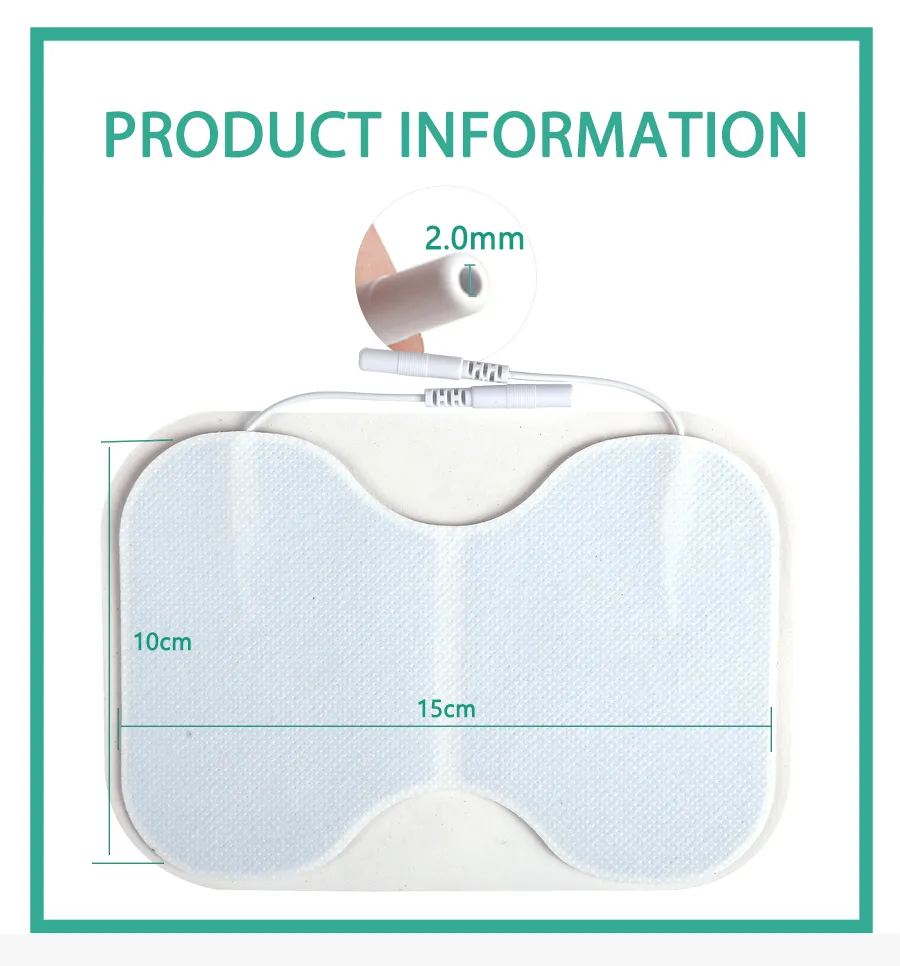 Electrode Pads For waist Tens Acupuncture Physiotherapy Muscle ...
