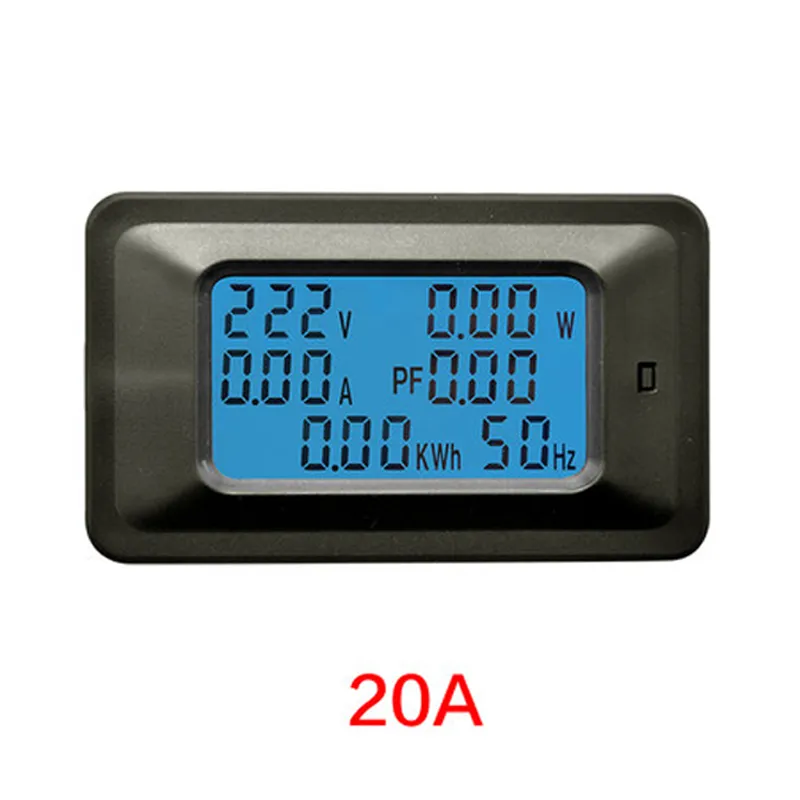 Digital AC Power Meter: 100A 110-250V Voltmeter Ammeter - Energy ...