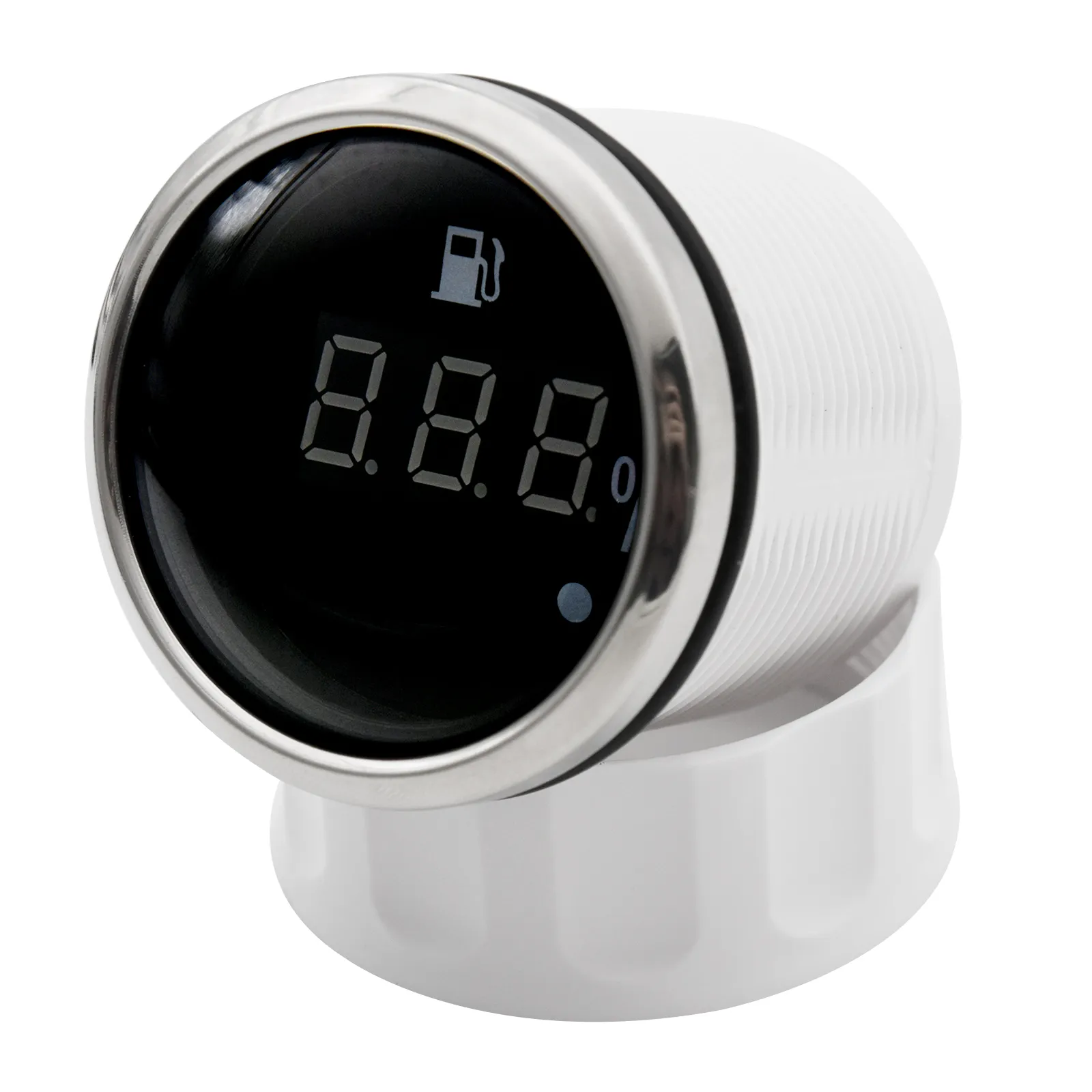 52mm Digital Fuel Level Gauge with Warning Light - Accurate 0-190ohm ...