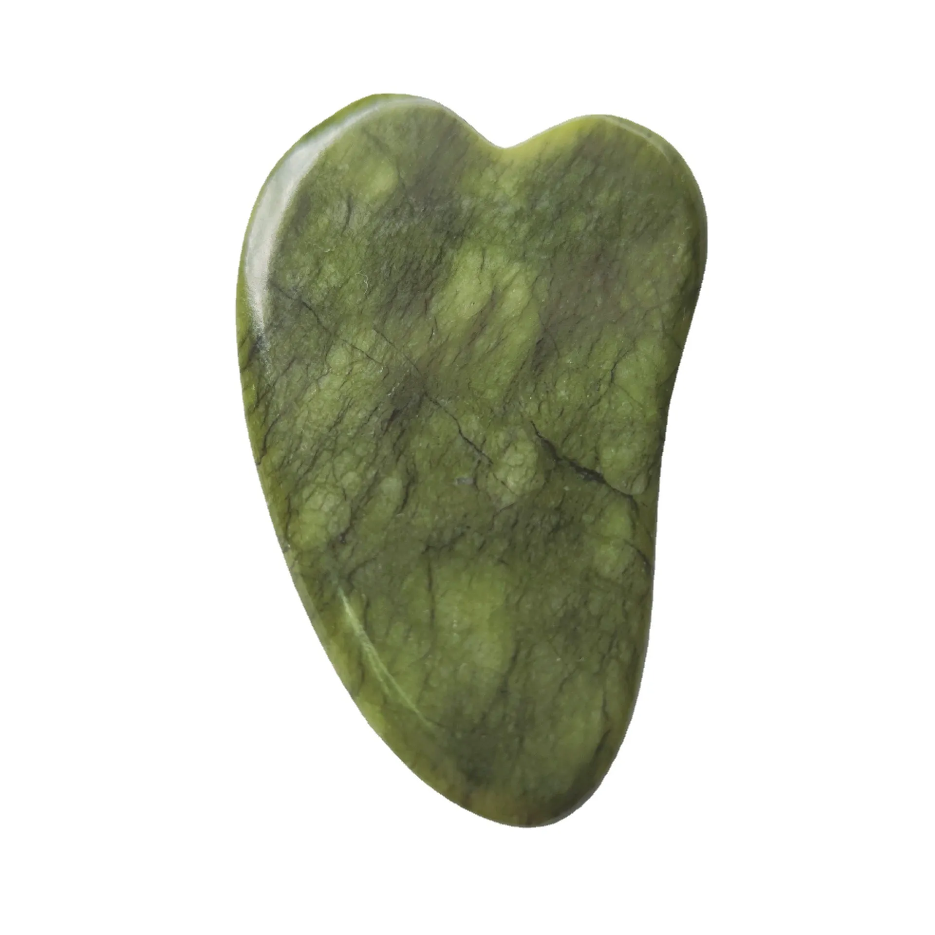 Natural Facial Stone Roller Jade for Guasha Skin Scraper, Firming Face ...