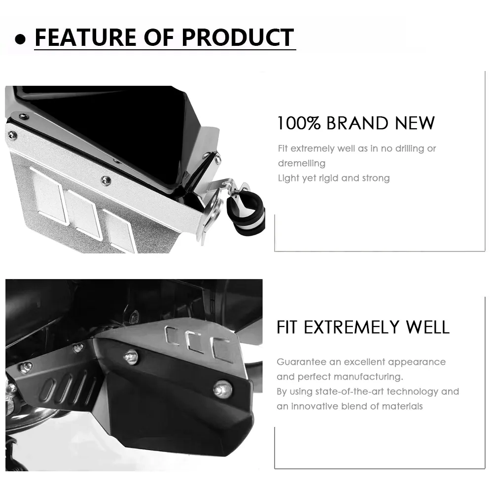Foot Splash Guard Plate Cover Protector for BMW R1200GS LC Adventure ...