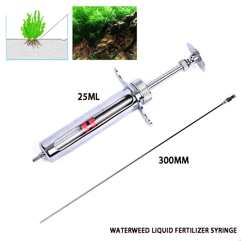 Fish Tank Plant Liquid Fertilizer Syringe Is Used To Add Aquatic Plant ...