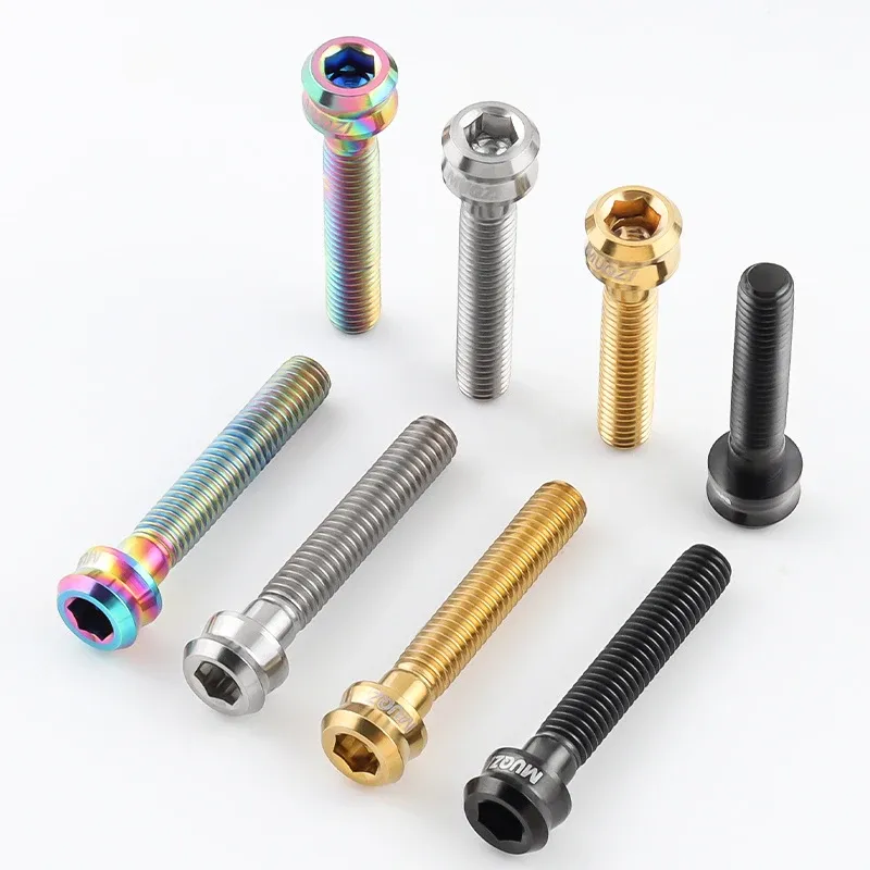 Super Light Titanium Bicycle Headset Cap: M6 MTB Stem Bolts, Premium ...