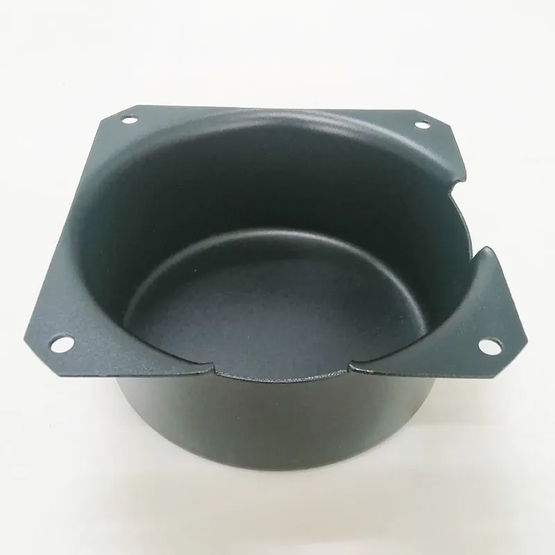 2-Pack 130x75/65mm Black Metal Toroidal Transformer Covers End Bells ...