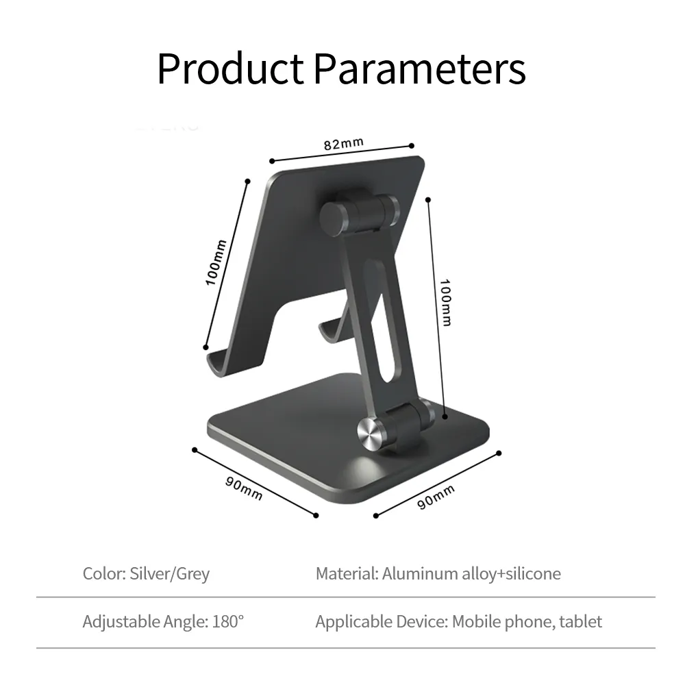 Portable Folding Tablet Bracket Adjustable Aluminum Alloy Stand with ...