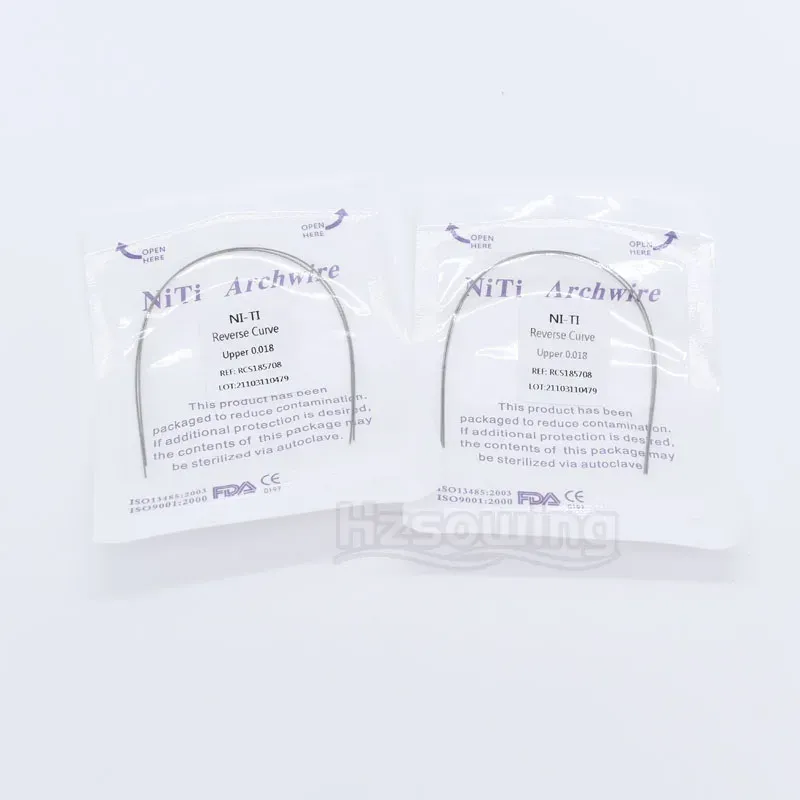 NITI Orthodontic Reverse Curve wire shelf brackets for Dental Care ...