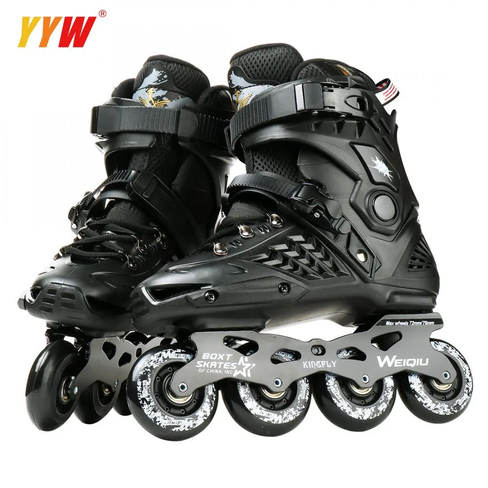 Adult Unisex Rollerblades: Adjustable Inline Skates for Outdoor Skating ...
