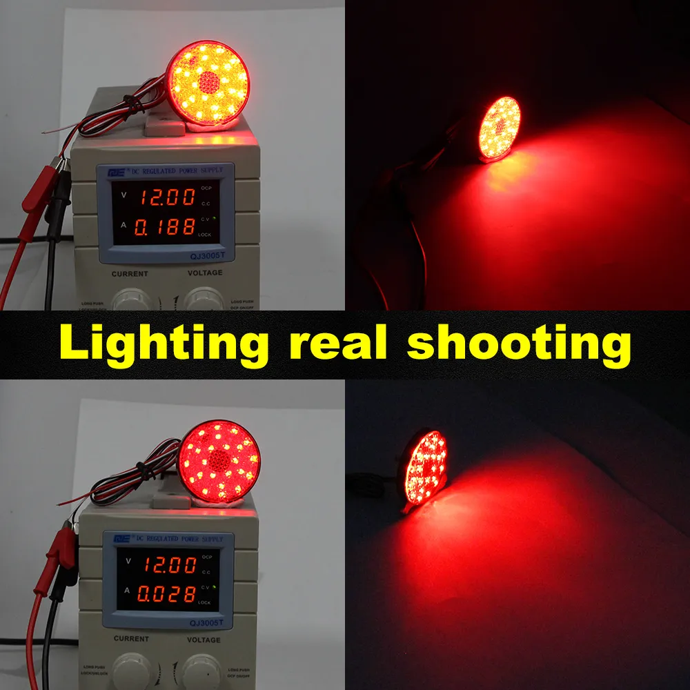 24x LED Rear Bumper Reflector Tail Light Lens for Toyota Sequoia ...