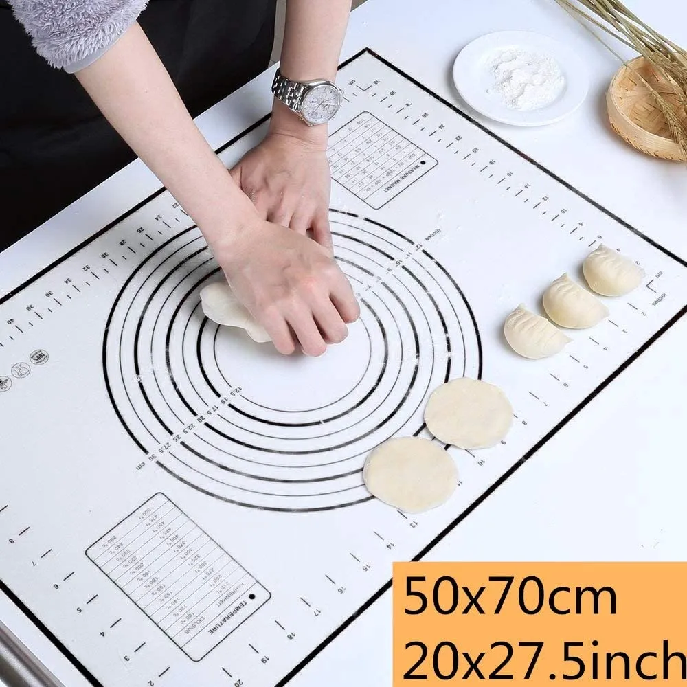 DHgate.com:Extra Large Silicone Baking Mat with Rolling Dough Pad, Non ...
