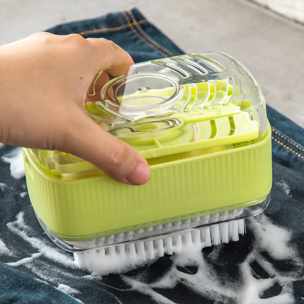 Multifunctional Soap Bubble Box with Laundry Brush and Free Hand ...