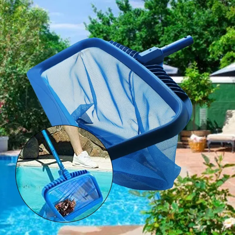 Blue Heavy Duty Large Capacity Fine Mesh Pool Leaf Skimmer Net for ...