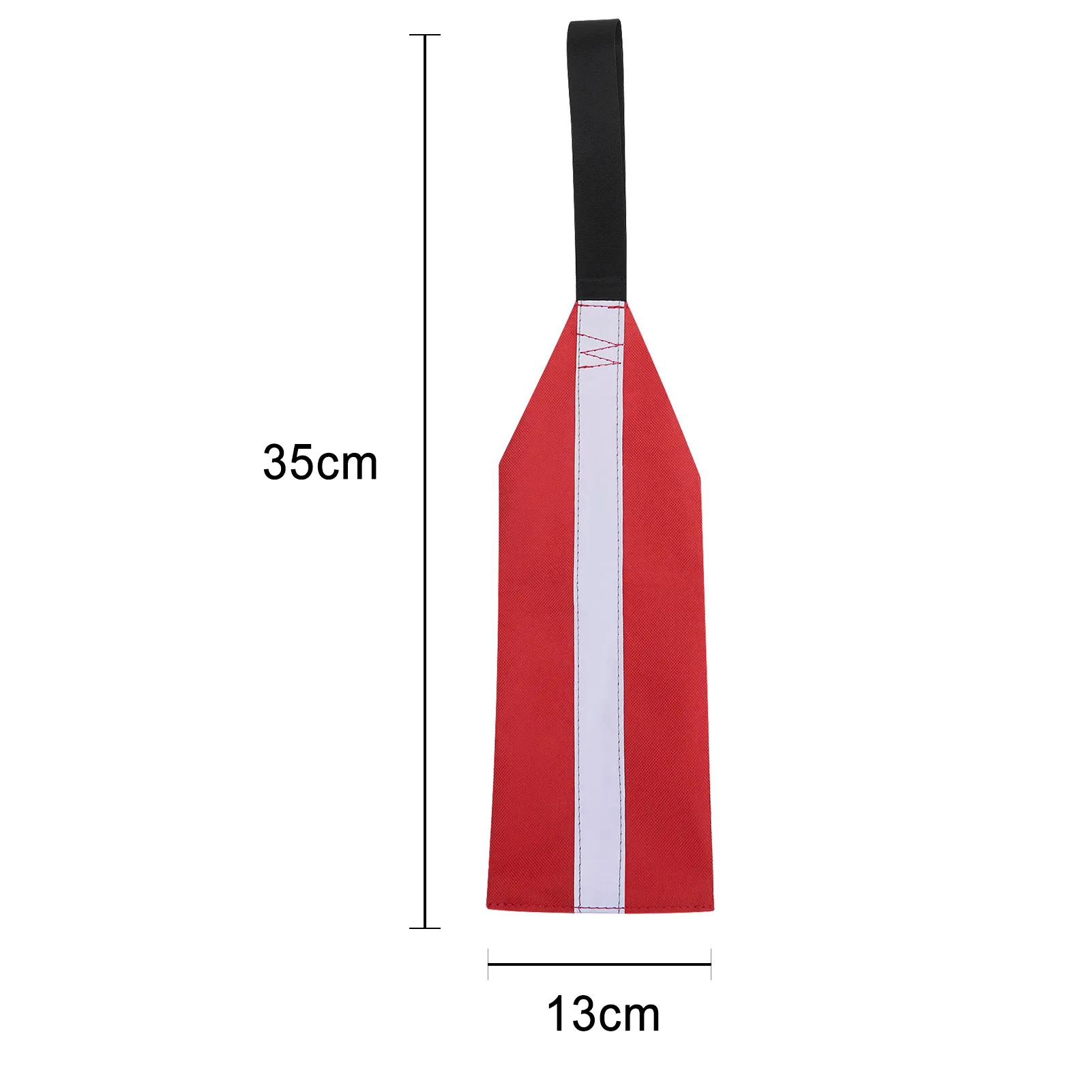 DHgate.com:9" Reflective Kayak Safety Flag - SUP Red Warning Flag for ...