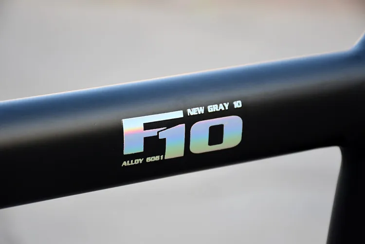 GRAY F10 Fixed Gear Frame, Aluminum Single Speed Racing Bicycle Frames ...