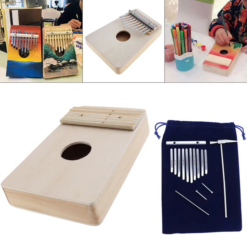 DHgate.com:10-Key DIY Kalimba Kit: Unleash Creativity with Beech Wood ...