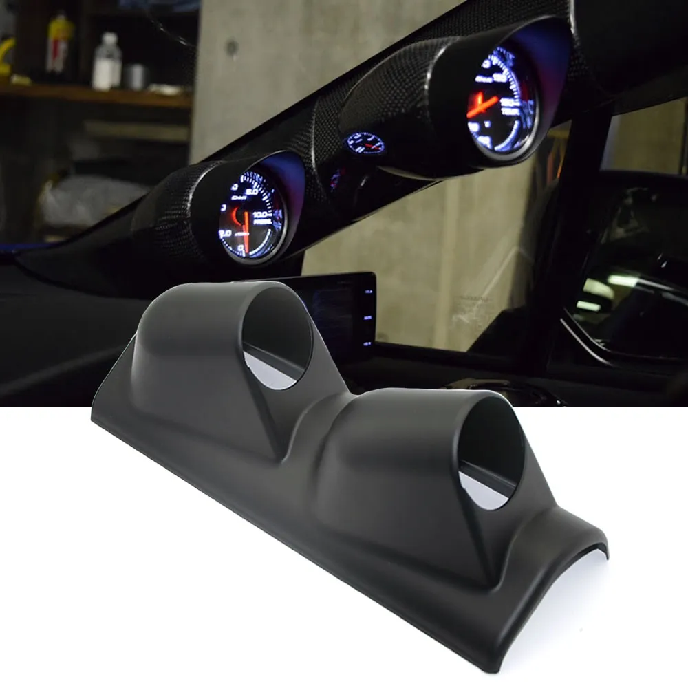 Black 52mm 60mm Universal 1 2 3 Hole Left/Right Hand Auto Dual Holes A ...