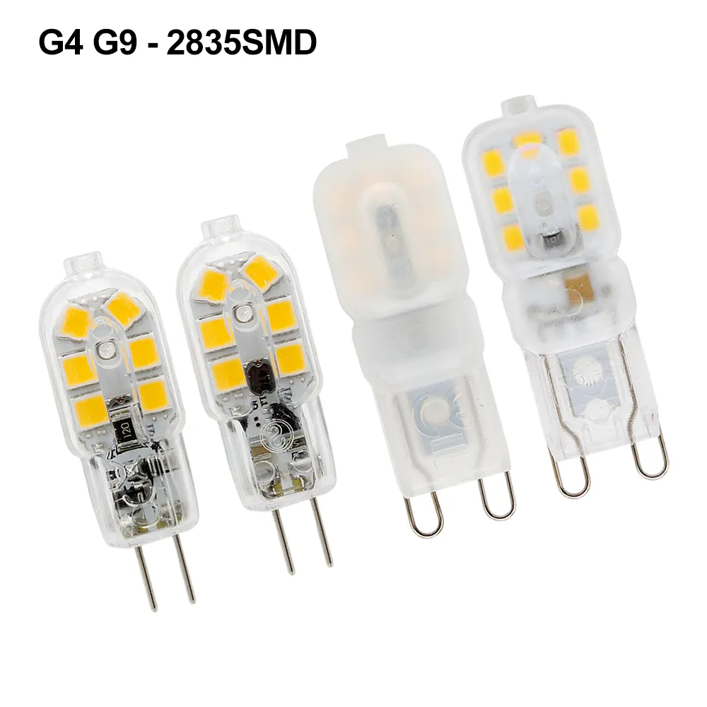 G9 LED Corn Light Bulb 3W 5W AC 220V DC 12V SMD2835 Spotlight ...