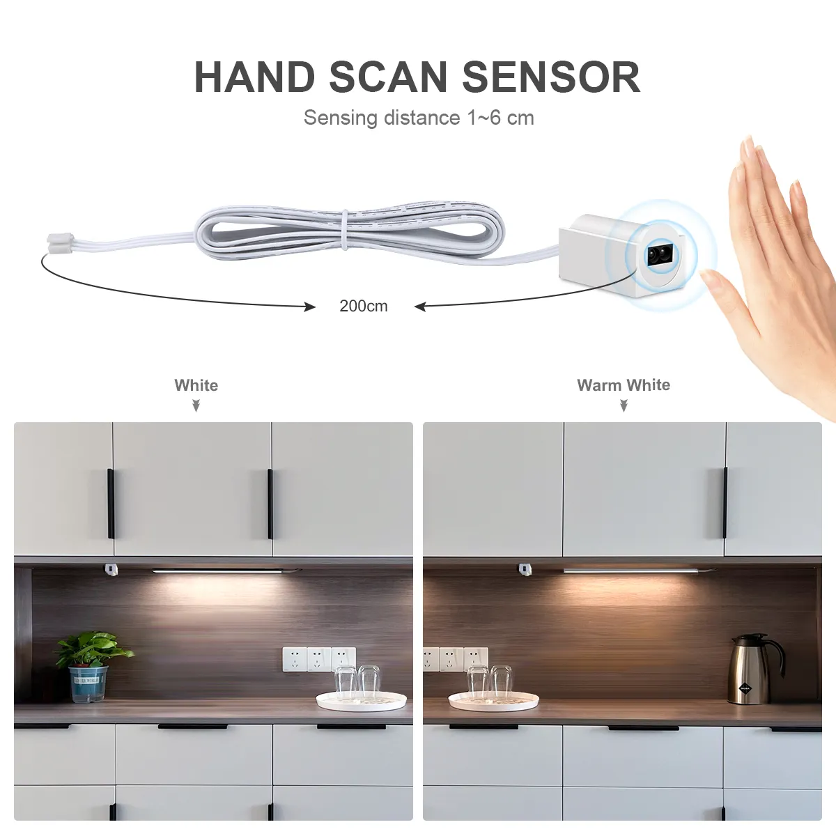 DHgate.com:Aluminum LED Sensor Light Bar - Motion Activated, 220V EU ...