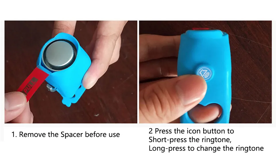 Cycling Bicycle Bell 120 dB Bike Handlebar Bell Mini Alarm Bells MTB Road Portable Electric Horn ...