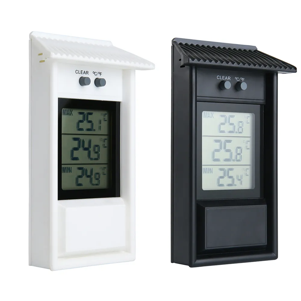 Digital Max Min Greenhouse Thermometer: Garden & Indoor/Outdoor ...