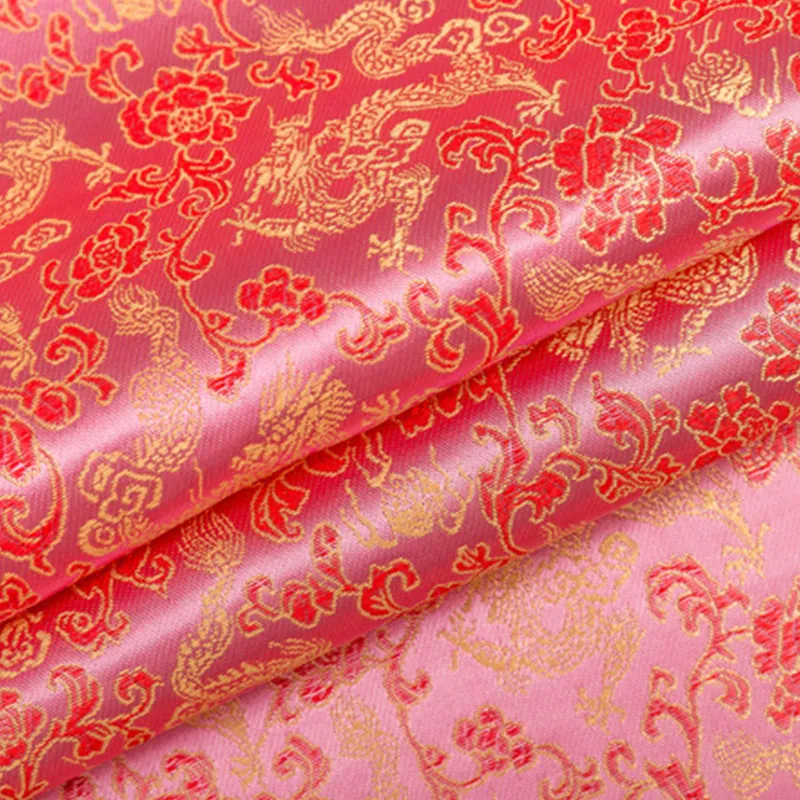 Chinese Style Brocade Jacquard Satin Fabric For... From 7,64 € | DHgate