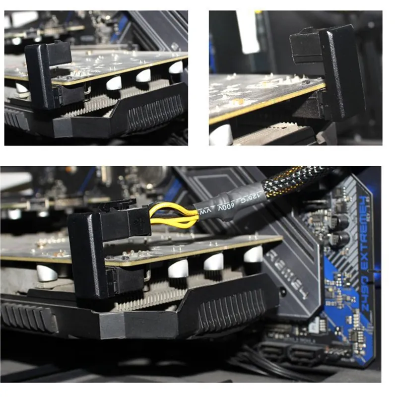 DHgate.com:GPU VGA PCIe 8 Pin 6 Pin U Turn 180 Degree Angle Connector ...