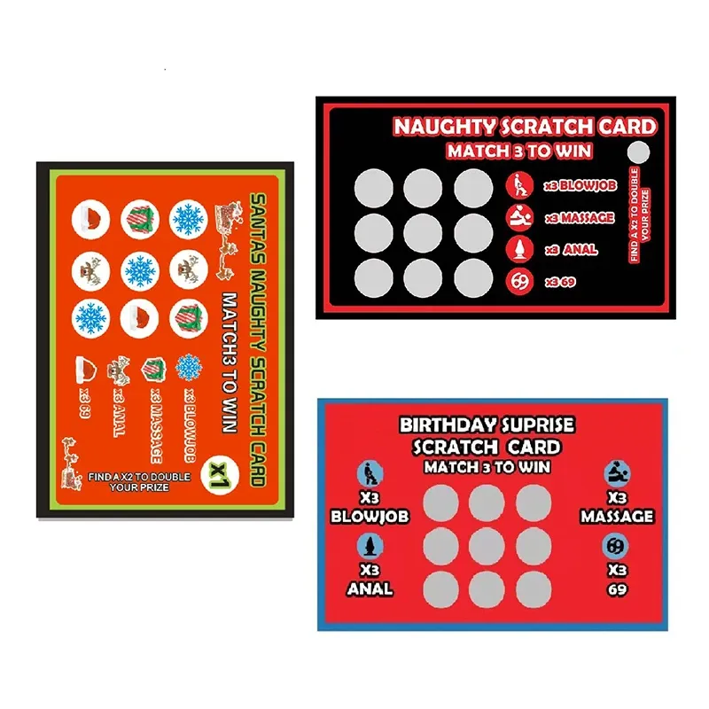 DHgate.com:"Naughty Scratch-Off Cards for Adults - Match 3 to Win! (50 ...
