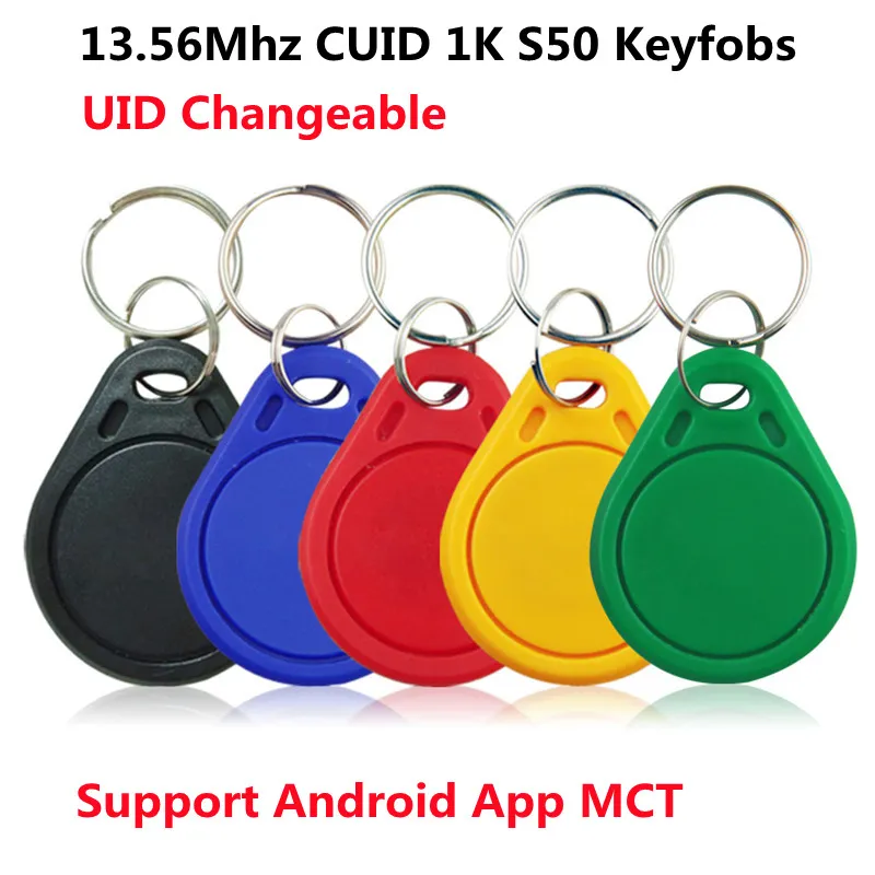100-Pack NFC Cards 1k S50, Rewritable GEN2 CUID Android App MCT Modify UID Changeable from ...